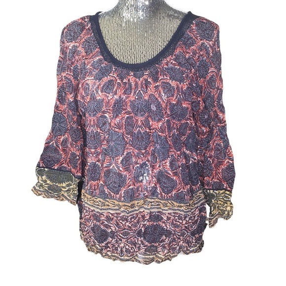 Tracy Reese | Tops | New Plenty Tracey Reece Sheer Floral Top Small ...